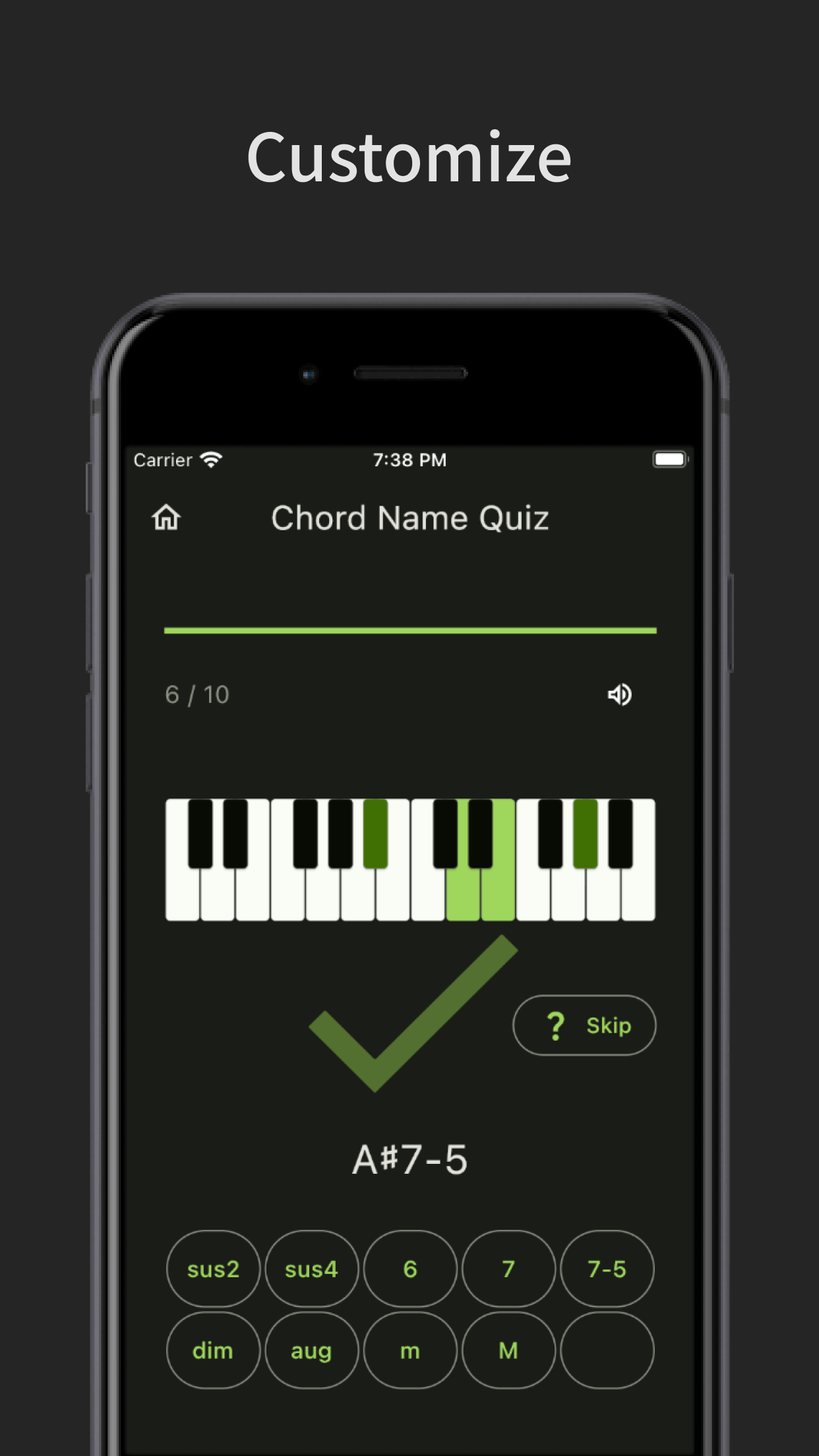 Chord Quiz: Learn Piano Chord [iOS, Android App] | enoiu