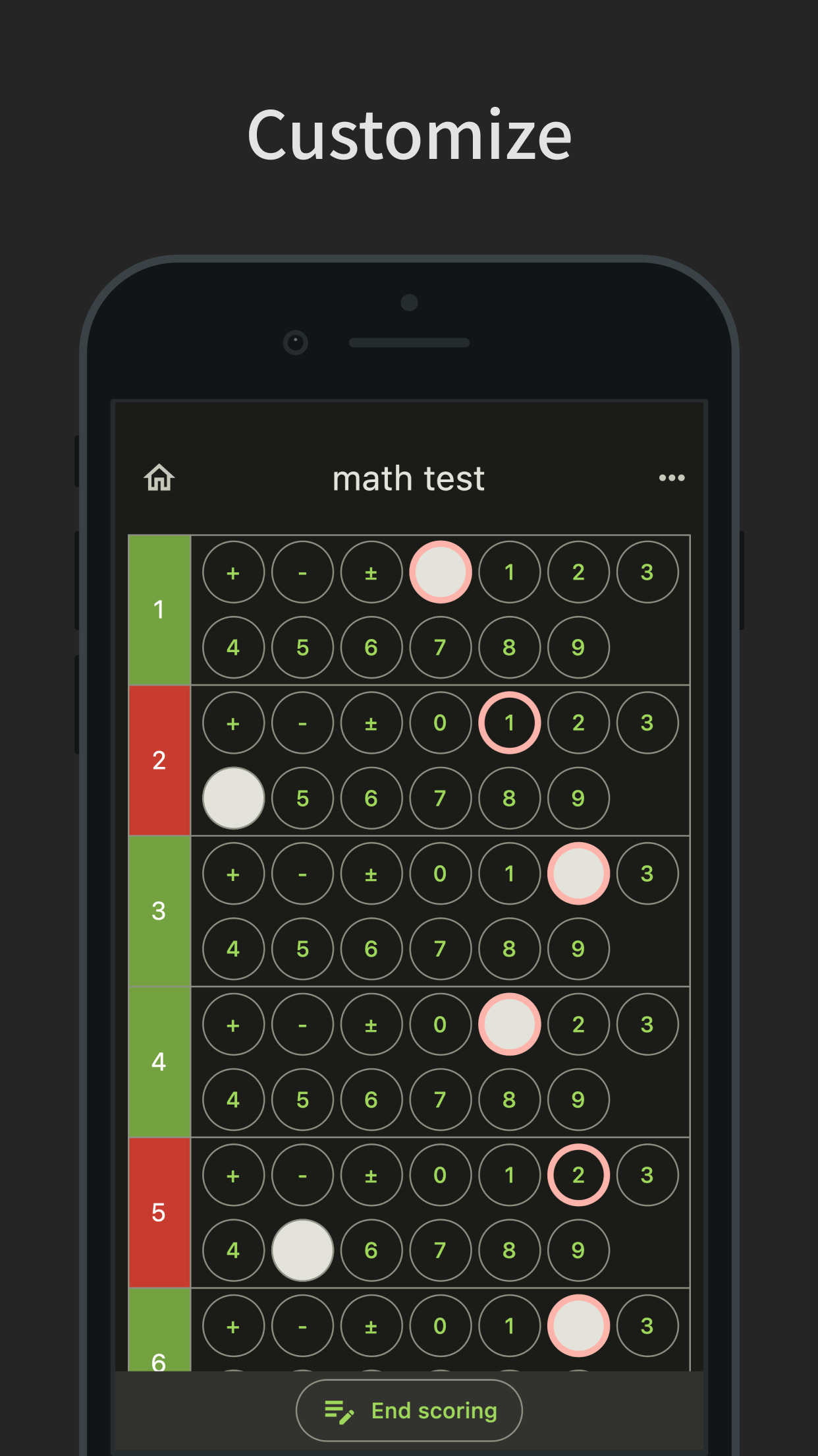 MarkSheet: answer sheet [iOS, Android] | enoiu