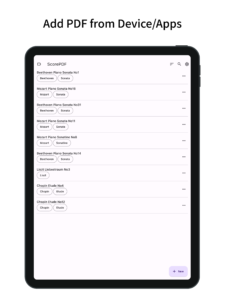 ScorePDF: Sheet Music Viewer [iOS, Android] | enoiu