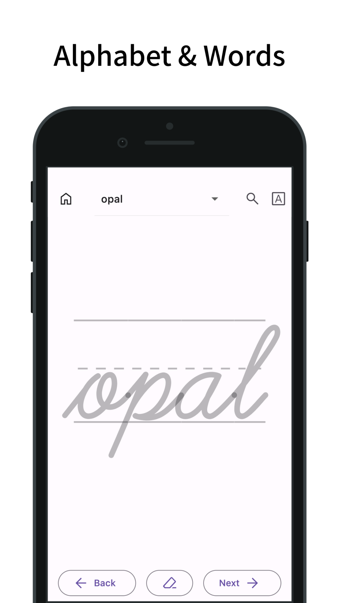 Cursive: Learn English Cursive [iOS, Android] | enoiu
