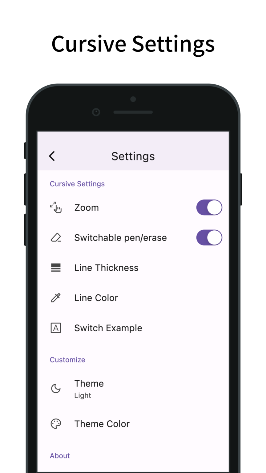 Cursive: Learn English Cursive [iOS, Android] | enoiu