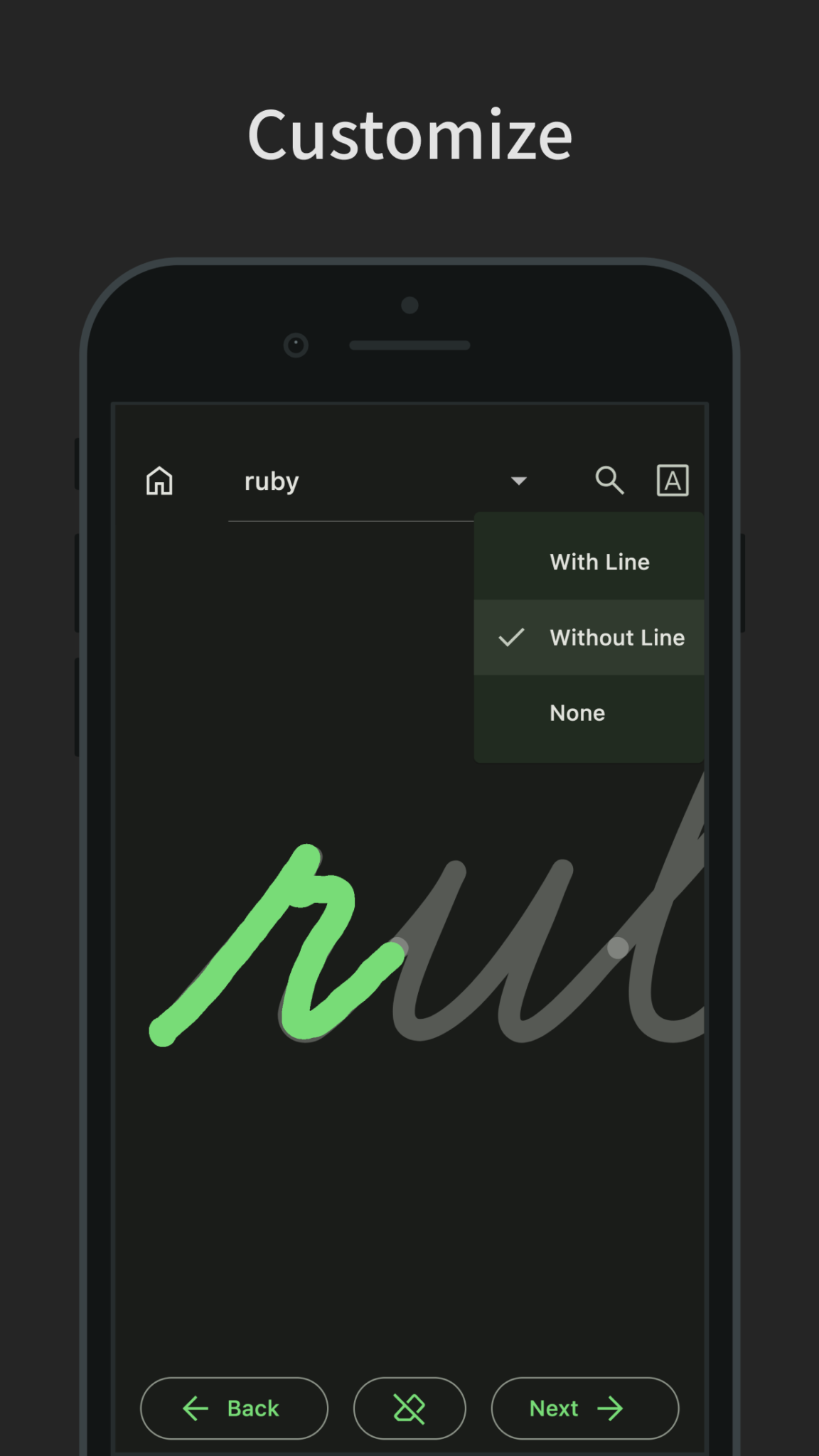 Cursive: Learn English Cursive [iOS, Android] | enoiu